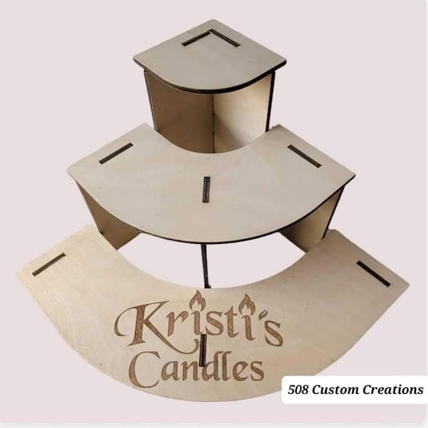 Laser Cut Display Stand Svg Files, Retail Stand ,portable Store Display ...