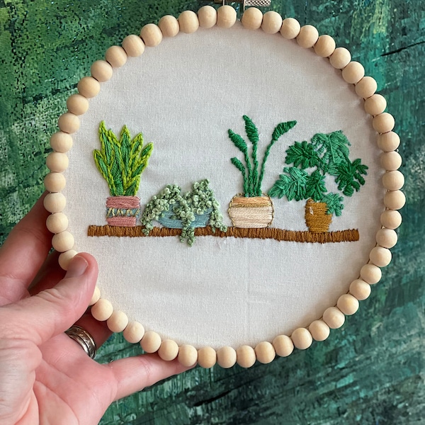 Plant Embroidery Pattern for Beginners - PDF Download - Etsy