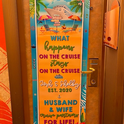 Custom Cruise Door Banner Decorations, Cruise Cabin Door Sign, Cruise ...