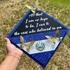 Grad Cap Topper Mean Girls Quote , Graduation Cap Decorations by Tassel ...