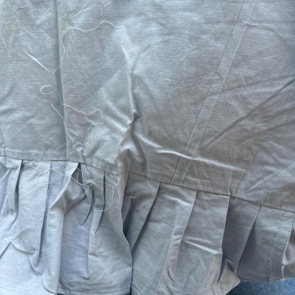 Dusty Blue Ruffle Tablecloth/wedding Table Decor/custom Dusty Blue ...