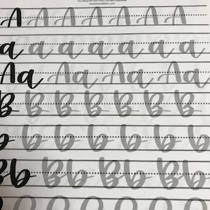 THE ELOISE: Printable Handlettering Worksheets PDF File Only From How ...