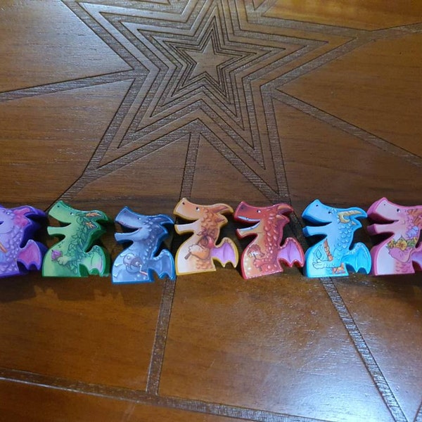 FLAMECRAFT - Matte Vinyl Meeple Stickers/decals Upgrade Kit ...