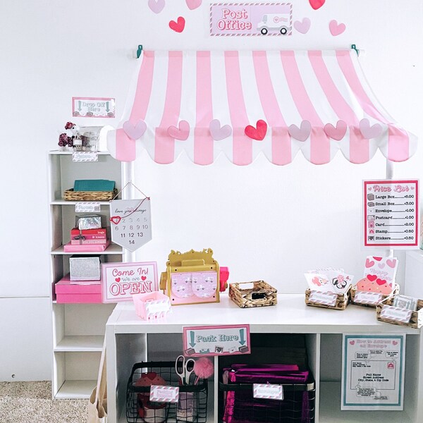 Valentine's Post Office - Printable Post Office Dramatic Play Kit for ...