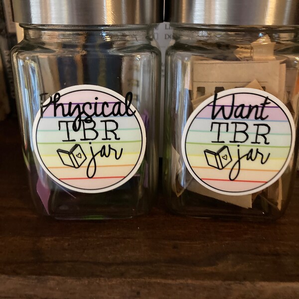 TBR Jar - to Be Read Jar - Choose Your Next Book - Draw Book Choice Jar ...