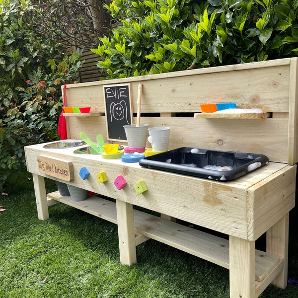Get Ready for Spring Childrens Quality Personalised Mud Kitchen With ...