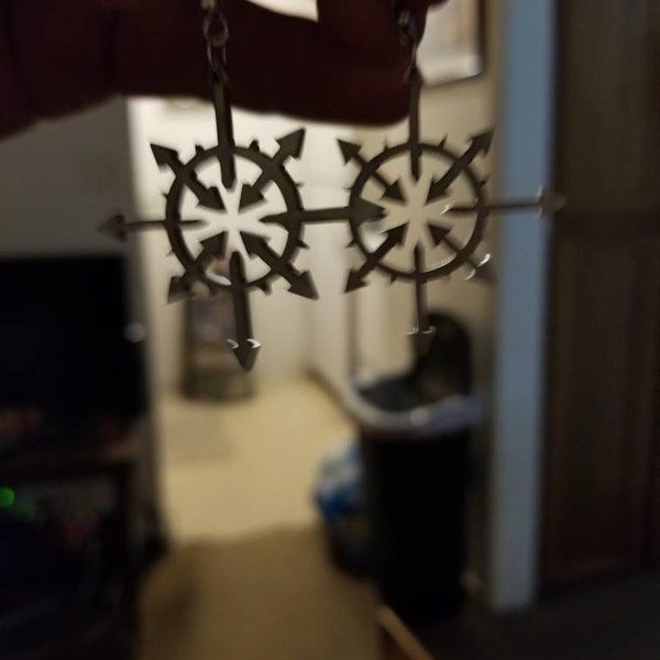 Inverted Cross - W Pentagram Candle Holder - Etsy