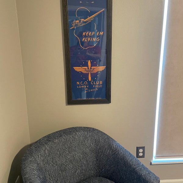 Vintage Air Force Base Matchbook Poster (12 X 36 In.) - Etsy