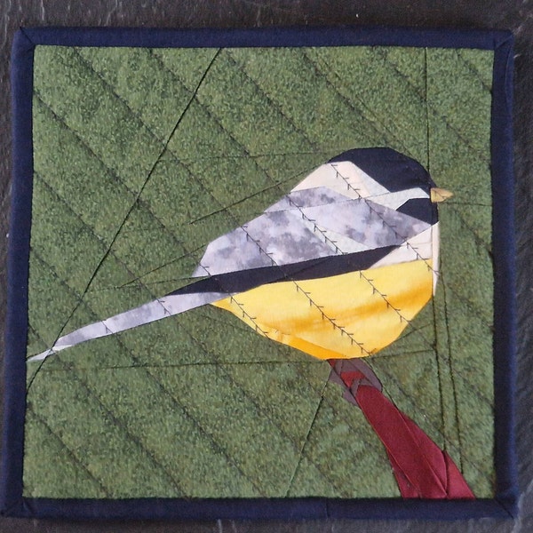Chickadee Paper Piecing Pattern - Etsy