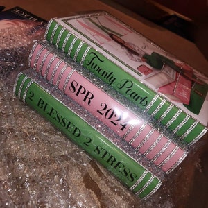 Black Queen Luxury Bling Glam Book Stack Stack of 3 Black/gold Boss ...