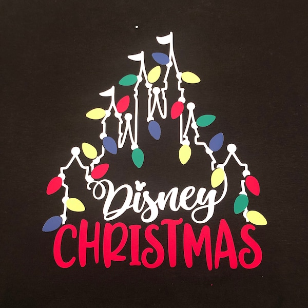 Castle Lights SVG, Christmas Svg, Christmas Trip, Magic Castle Svg ...