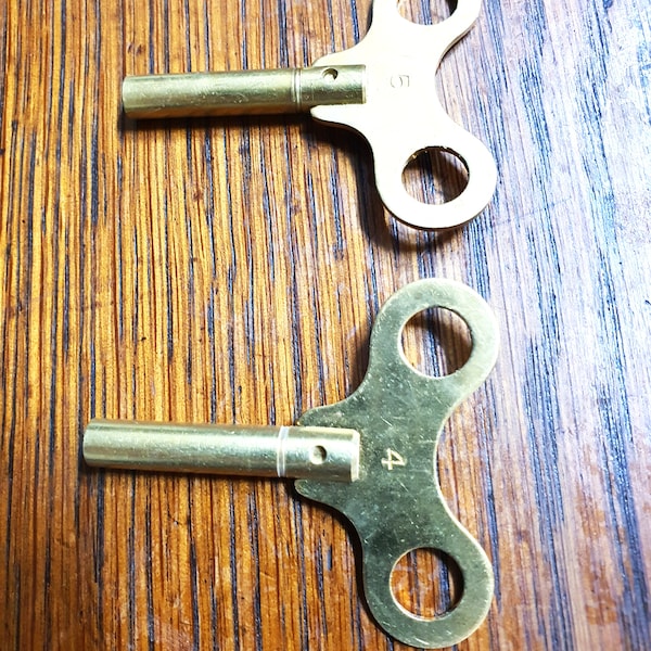 Brass Clock Spring Winder Winding Key 1.75mm - 6.75mm(20) - Etsy