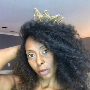 Merida Quartz Crystal Crown, Spiky Crown, Unusual Tiara, Queen's ...