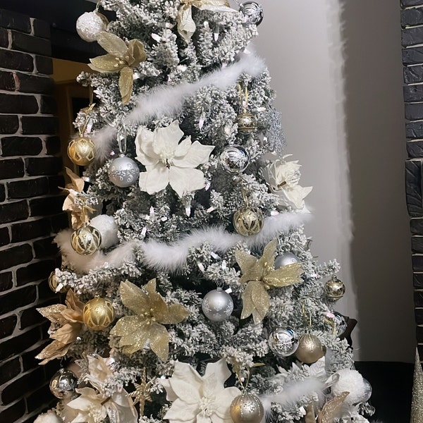 CHRISTMAS SPECIAL: White Marabou Boa to Enhance the Look of Your ...