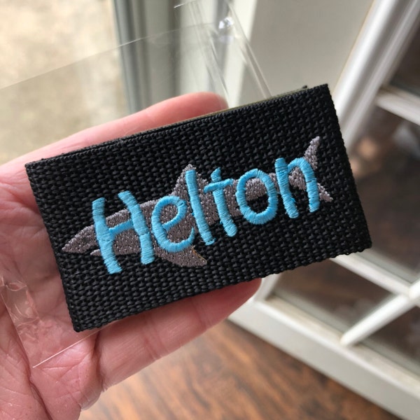 Personalized Embroidered Scuba BCD Name Tag Badge - Etsy