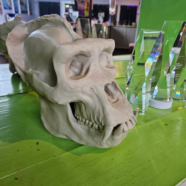 Ghostly Trickster Statue 3D Printed Collectible Figurine Spooky Gothic ...