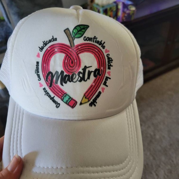 Spanish Teacher Heart Pencil Png, Teacher Valentine Day Png, Maestra ...