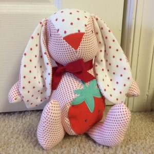 Fluffy Bunny Sewing Pattern, Soft Animal PDF Tutorial, Bunny Rabbit ...