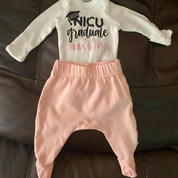 NICU Graduate Onesie®, NICU Baby Outfit, Preemie Baby Clothes ...