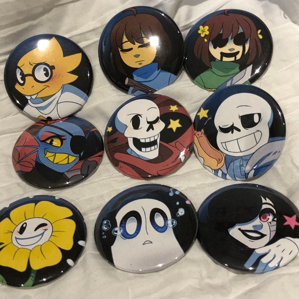 Undertale Button Set - Etsy