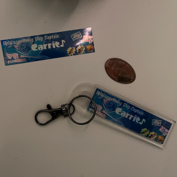 Splat Game, Splashtag Keychain, Bag Tag, Zipper Pull - Etsy