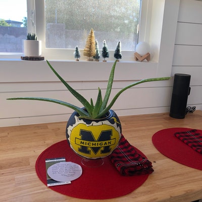 Softball Planter / Softball Decor / Softball Gift / Baseball Decor ...