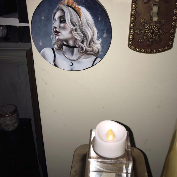 Goddess of Light - Art Print - Fantasy Faery Art Nouveau Deco Art by ...