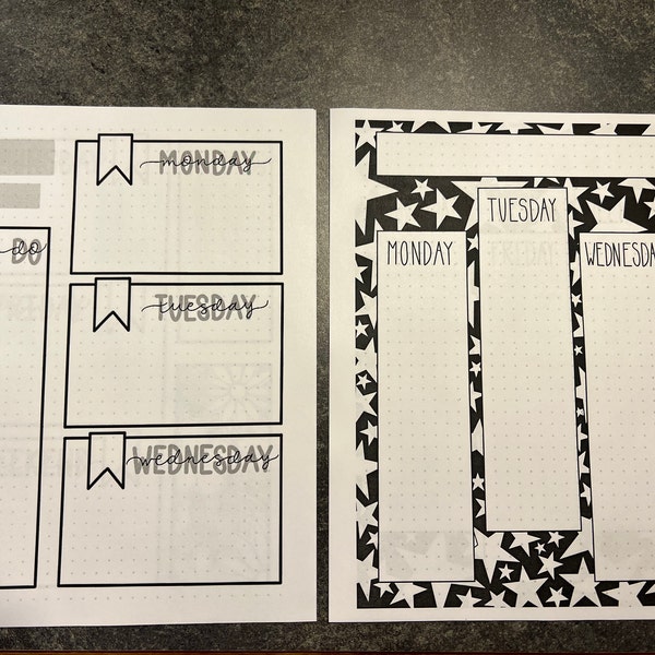 Period Tracker - Printable Journal Page - Dot Grid Journal - Track Your ...