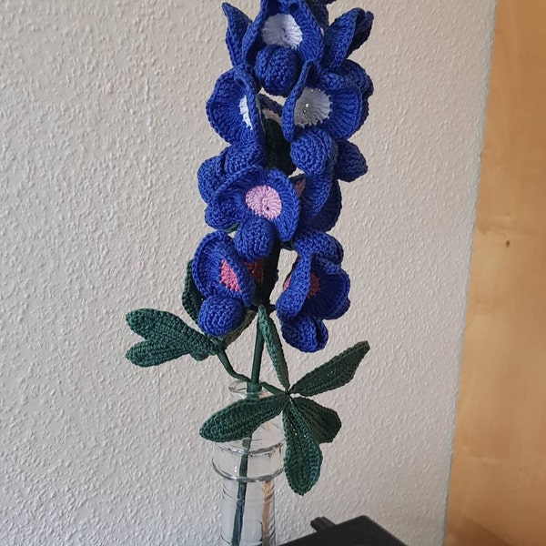 Crochet Bluebonnet Flower Pattern: Photo Tutorial (PDF Pattern) - Etsy