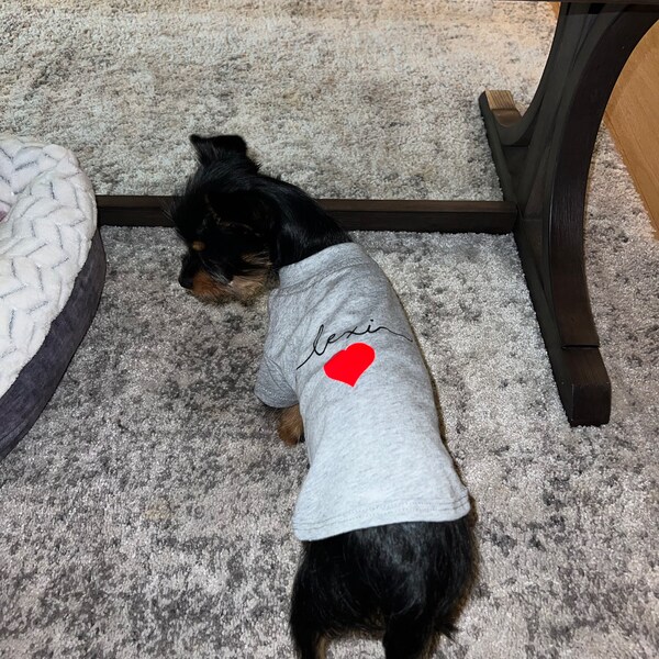 Personalized Dog Shirt || Dog T-shirt || Custom Dog Clothes || Small ...