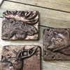Copper Wildlife elk 4x4 Decorative Wall Tile - Etsy