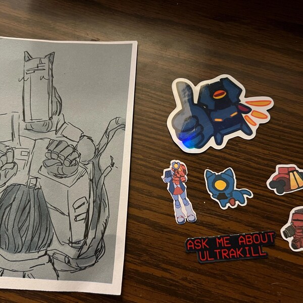 PRIDE Icon Gabriel ULTRAKILL Stickers 22 Options Designed by Akans ...