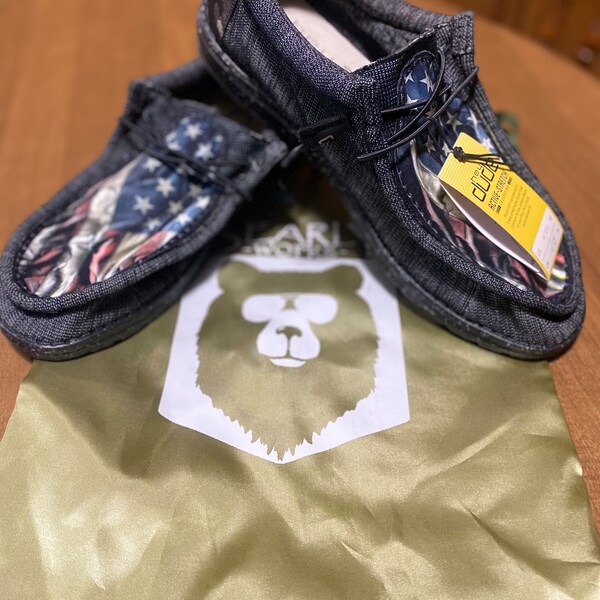 Custom Hey Dudes - Laser Engraved and Airbrushed Genuine Leather Top - Etsy