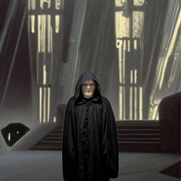 Emperor Palpatine, Black Sith Robe Inspiration Made to Order, Star Wars ...