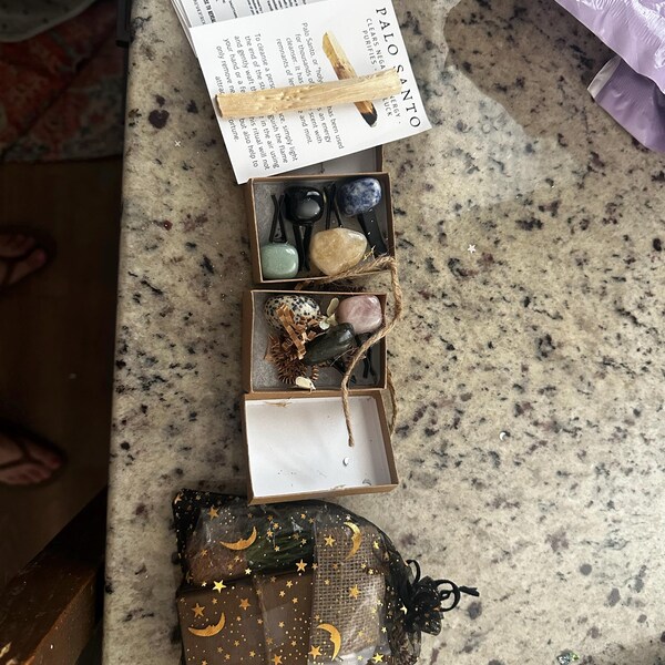 Aries Zodiac Kit, Astrology Gift Box, Crystal Kit, Birthday Gift Box ...