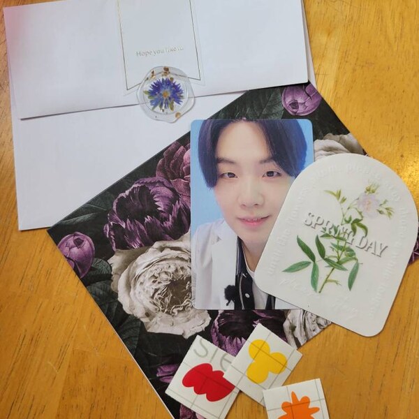 Clear Spring Day Sticker - Transparent Vinyl BTS Sticker - K-pop ...