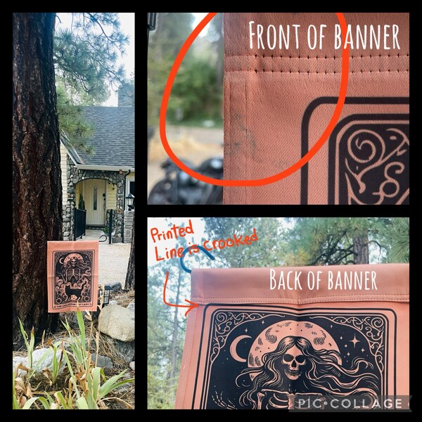 Funny Werewolf Halloween Flag Dr Lycanthrope Full Moon Baldness Elixir ...