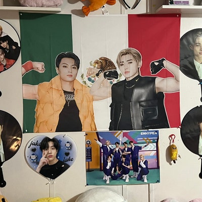 BTS Jungkook Seven Concept Photo Flag Banner, Jungkook Hot Pink ...