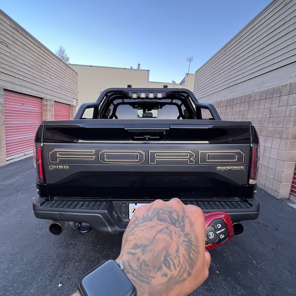 2017-2020 Ford Raptor Tailgate Letter OUTLINES ONLY Vinyl Decals - Etsy