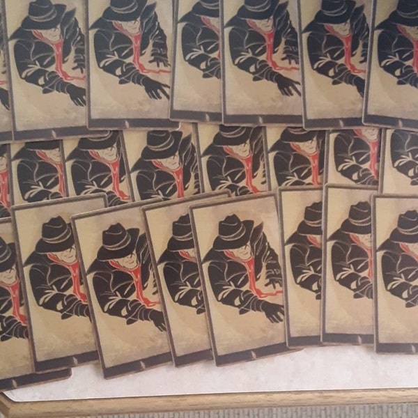 Un-official Handmade Fallout 4 Silver Shroud Calling Cards/business ...