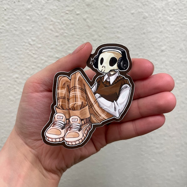 Aesthetic Skeleton Waterproof Stickers! - Etsy