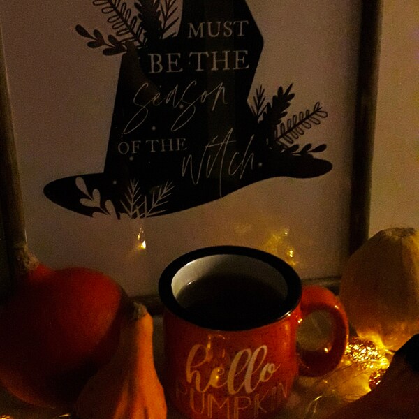 Digital Download: Aesthetic Halloween Raven Crow on Spellbook Book ...