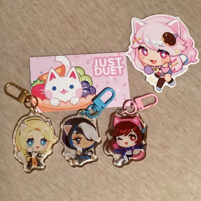 Valorant Phoenix Cat Keychain - Etsy