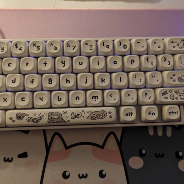 Happy Kitten Keycap Set, MOA Profile - Etsy