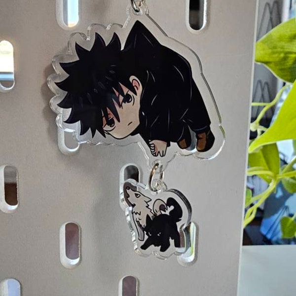 JJK Gojo Chibi Acrylic Charm Keychain - Etsy