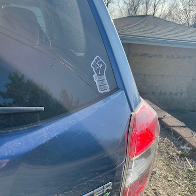Black Lives Matter Fist Vinyl Sticker - Etsy