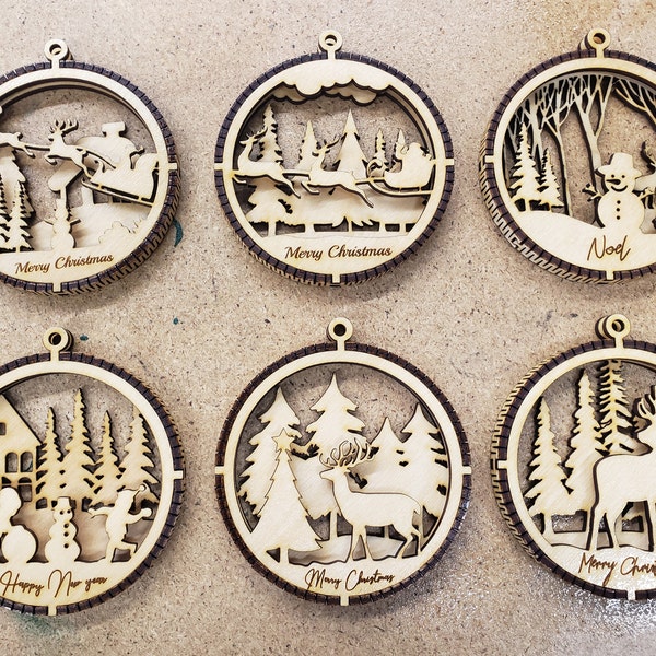 Christmas Tree Décor Bundle 30 Different Designs Christmas Balls Craft ...