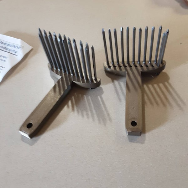 3D Printed Wool Combs (nails Included) | Durable & Lightweight Fiber ...