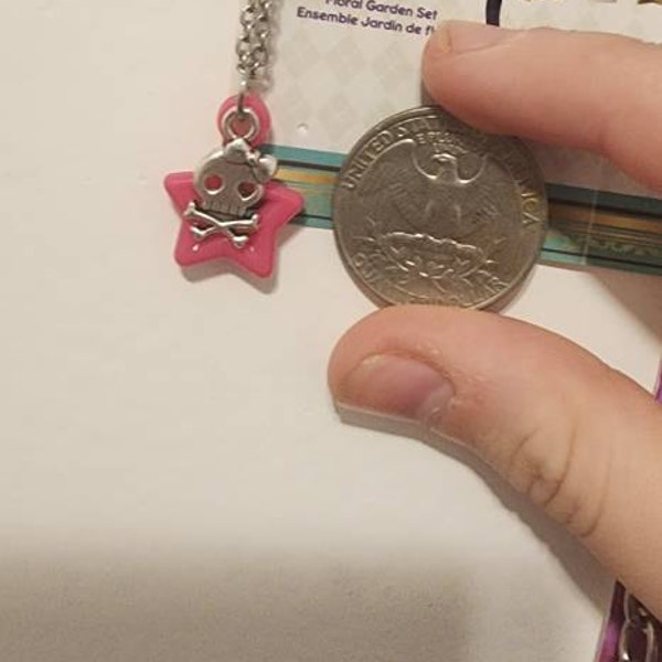 Emo Rockstar Skull Charm Necklaces 2000s Y2k Rocker Punk Scene ...