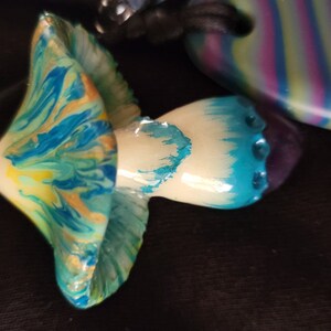 Glow in the Dark Tropical Sunset Vibe Caps 14k Gold Hooks | Etsy